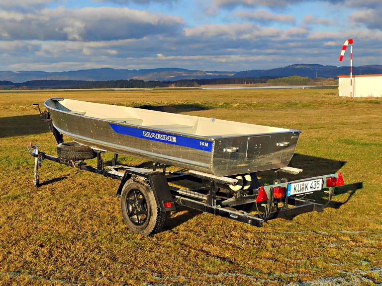 Angelboot incl. Trailer
